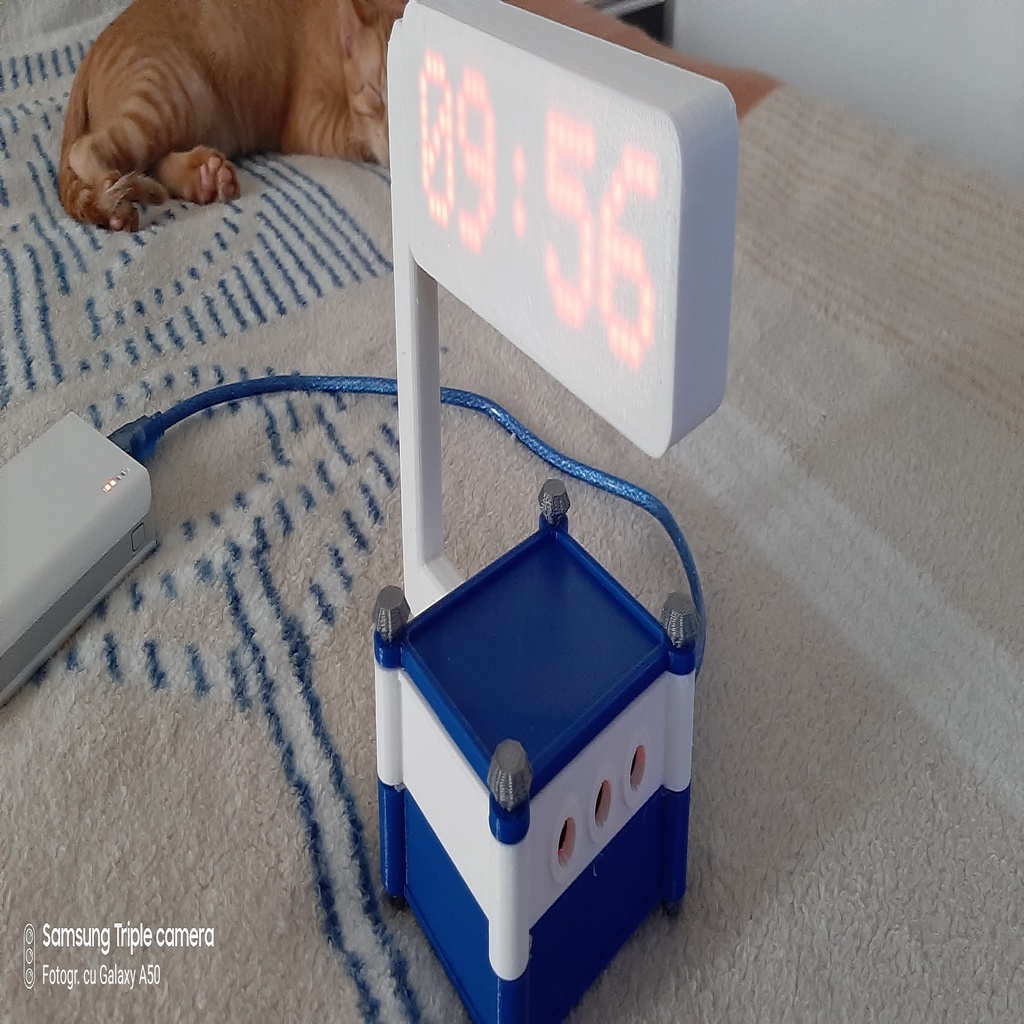 Matrix led weather station by Stefan Arnautu | Download free STL model ...