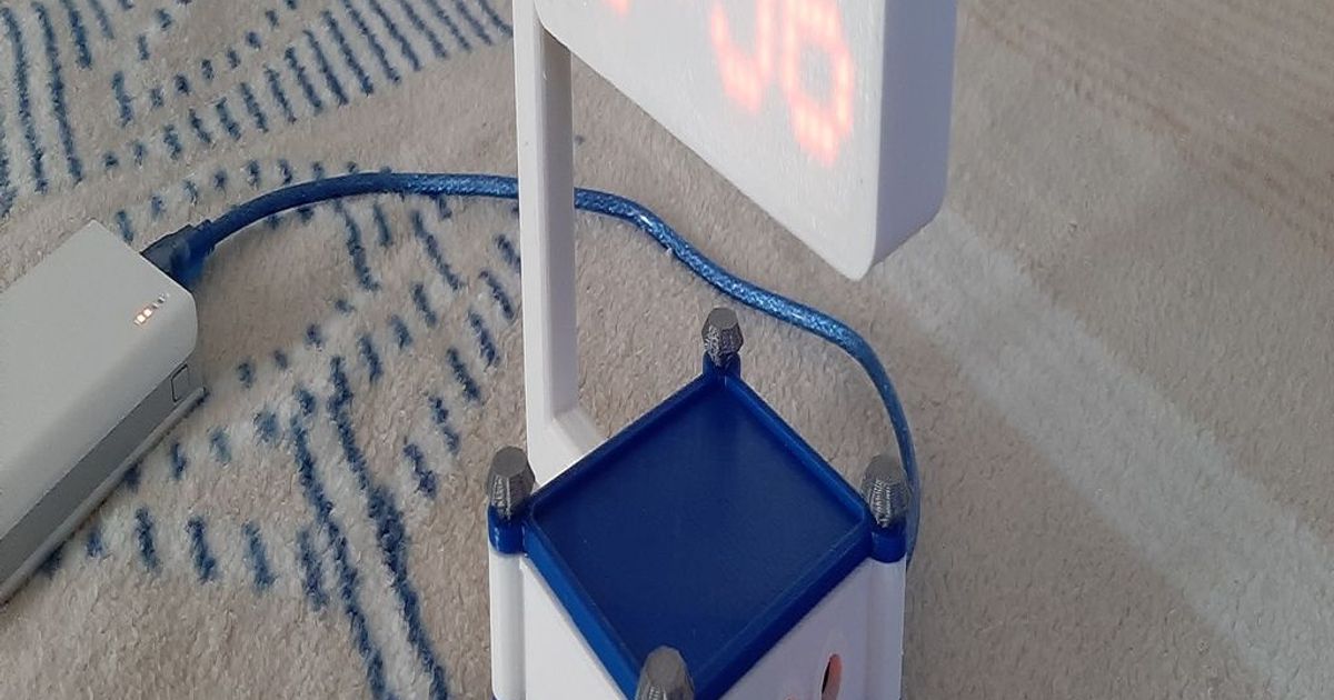 Matrix led weather station by Stefan Arnautu | Download free STL model ...