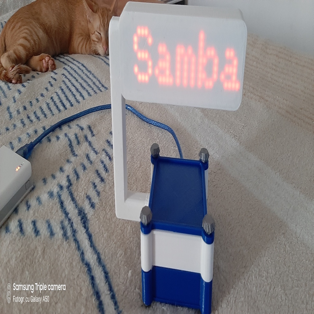 Matrix led weather station by Stefan Arnautu | Download free STL model ...