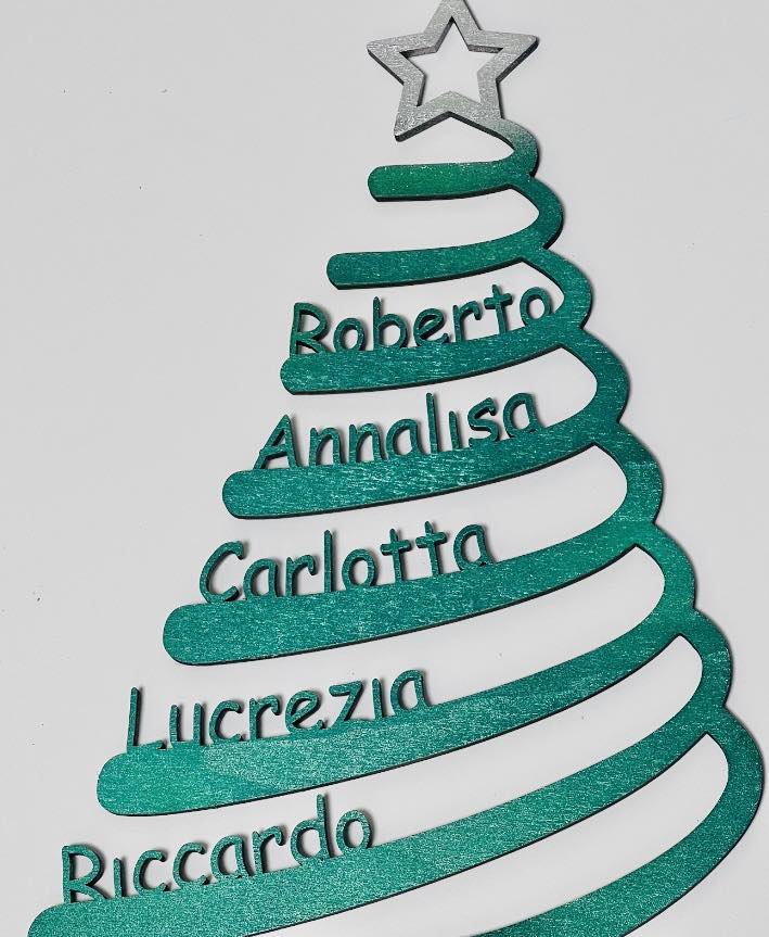 Christmas Tree Laser and 3d print (4mm) by rvaccaro | Download free STL ...