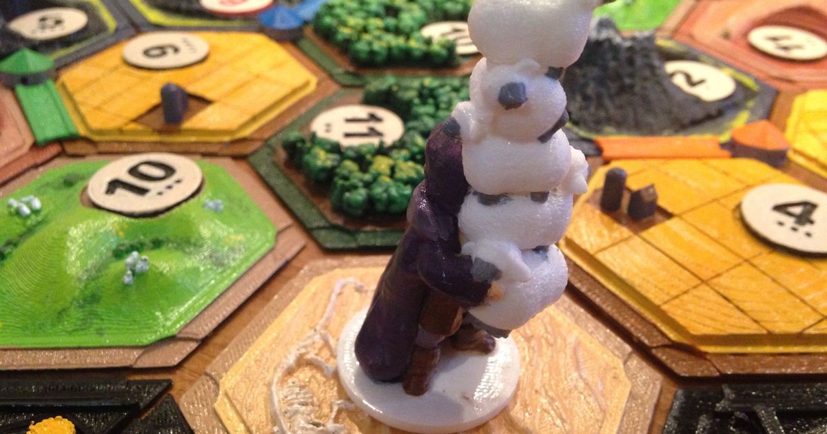 Stack o' Sheep Catan Robber by Titancraft - TV Import by fq97 ...