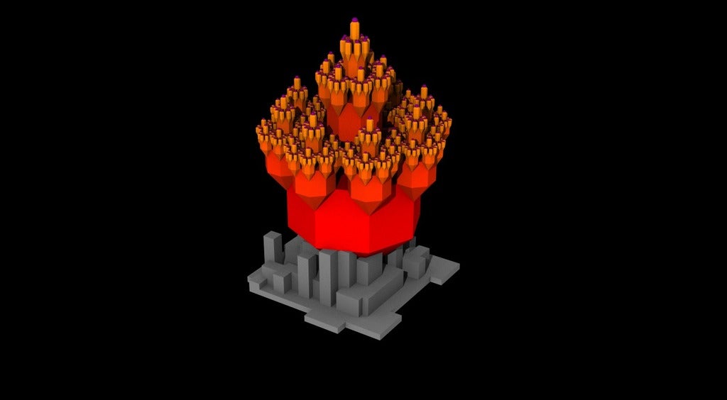 Structure Synth Castle test by Stefan | Download free STL model ...