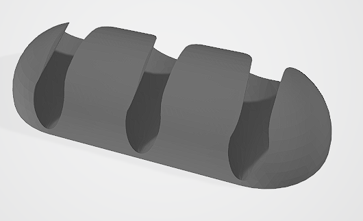 Cable Hanger 3 Slots by sarvenn | Download free STL model | Printables.com