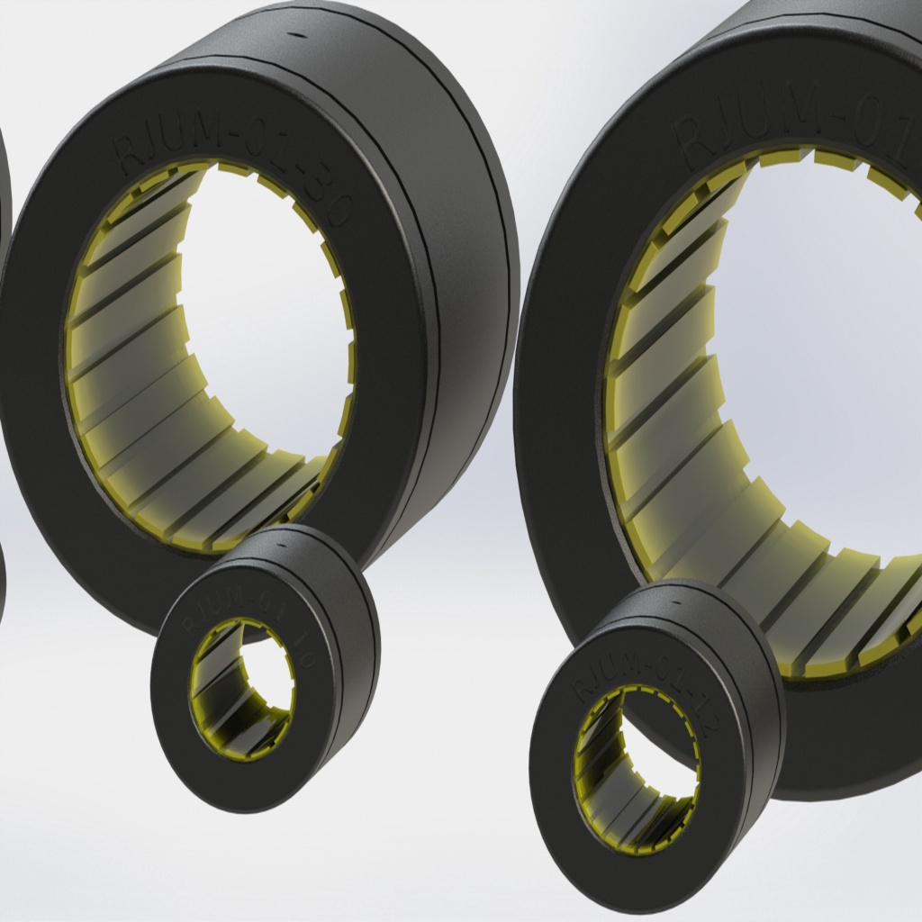 Cuscinetti lineari Drylin serie RJZM-01- misure 5-6-8 e serie RJUM-01- misure 10-12-16-20-25-30 ...