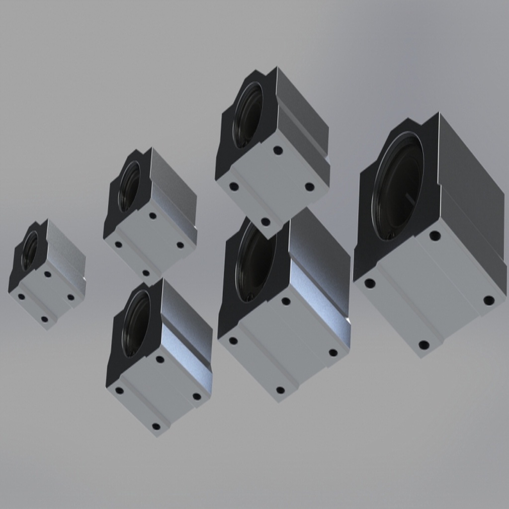 Blocchi cuscinetti lineari - Linear bearings block SCS6UU - SCS8UU ...
