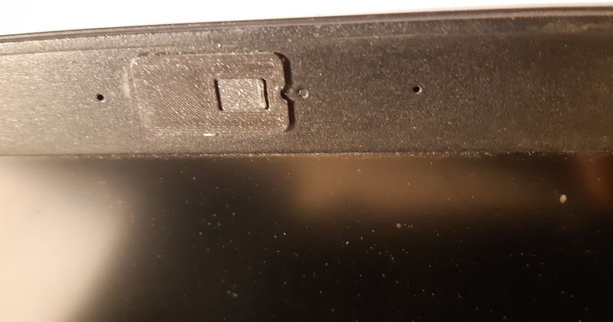 Notebook webcam privacy cover Dell by Kamil.Fogl | Download free STL ...