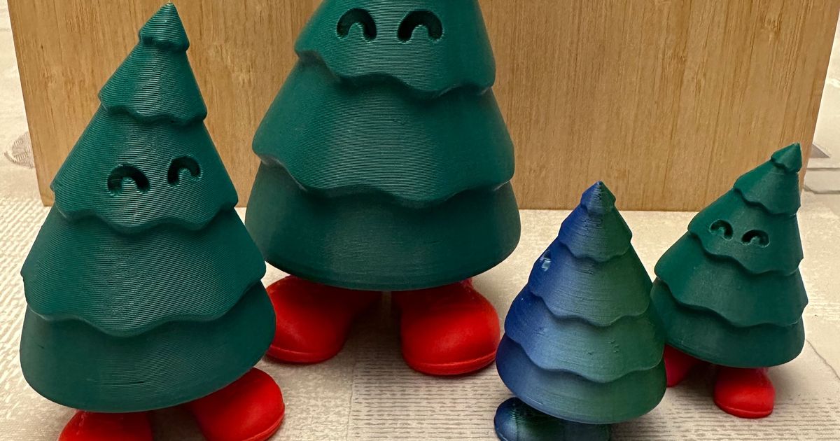 Cute Christmas tree with shoes by PrintThatBoii | Download free STL ...