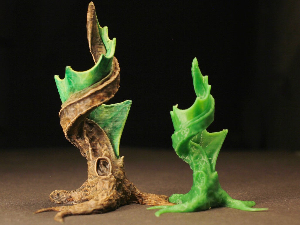 Tabletop plant: "Corkscrew-Tree" (Alien Vegetation 08) by GrimGreeble ...