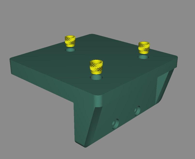 Adimlab Y Axis, Outside Vertical Linear Rail Mount with Threaded ...