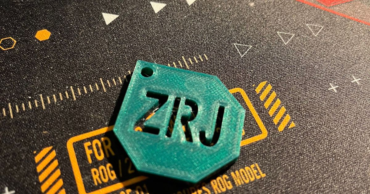 Klíčenka ZRJ by Pubel | Download free STL model | Printables.com