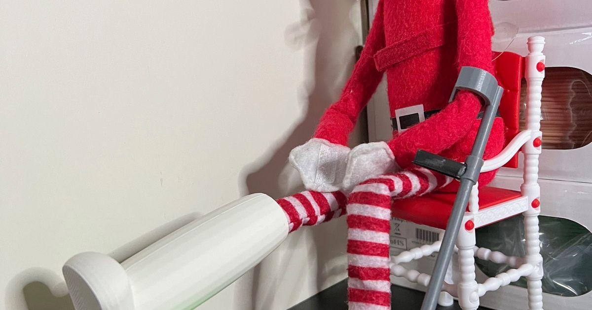 Elf on the shelf - Plaster Cast & Crutch by Moiaussi | Download free ...
