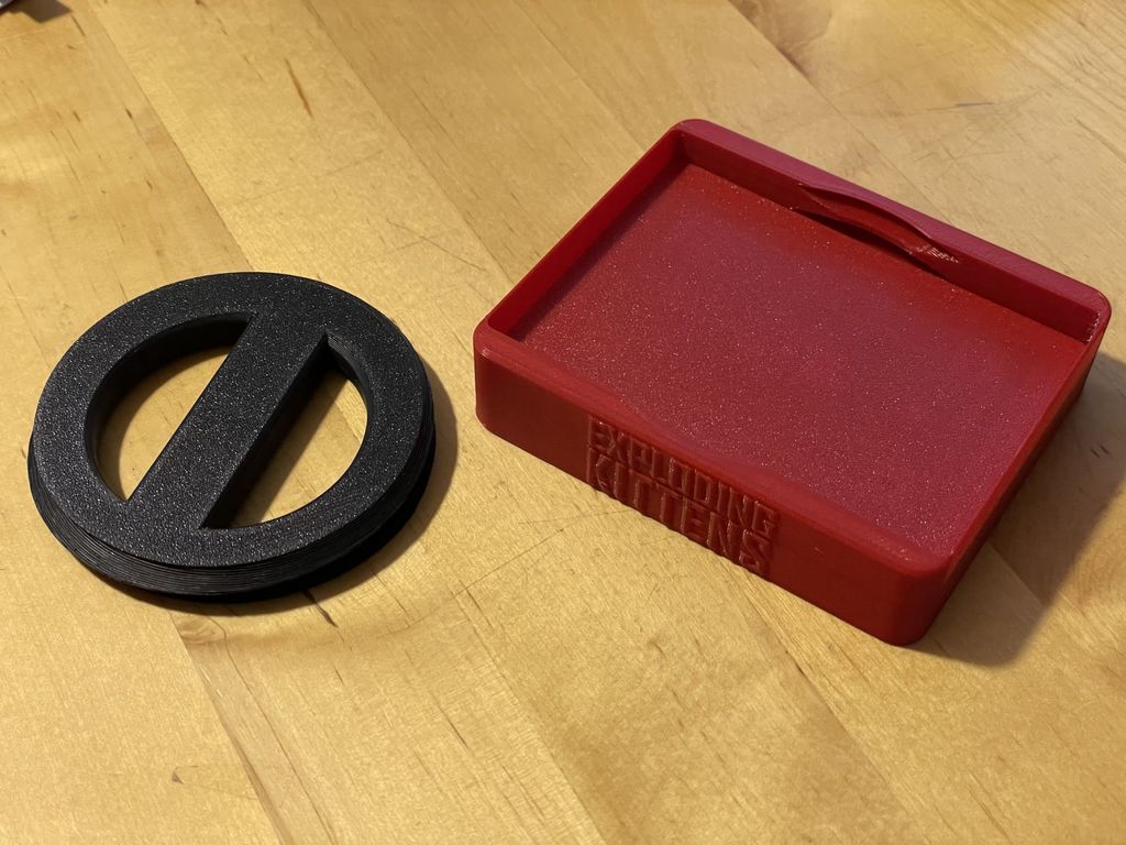 Card Game Box - Exploding Kittens - Keeper - Cardgame by k-eye ...