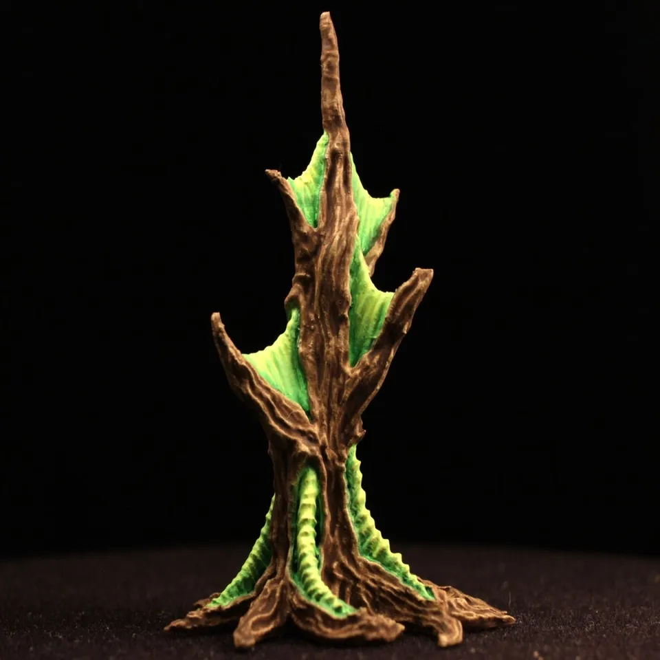 Tabletop plant: "Webbing Tree" (Alien Vegetation 17) by GrimGreeble ...