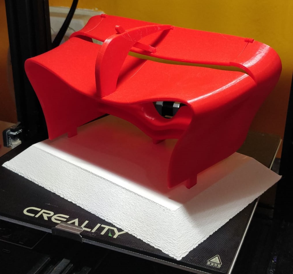 F1 rear wing with moving DRS flap por thipilopo | Descargar modelo STL ...