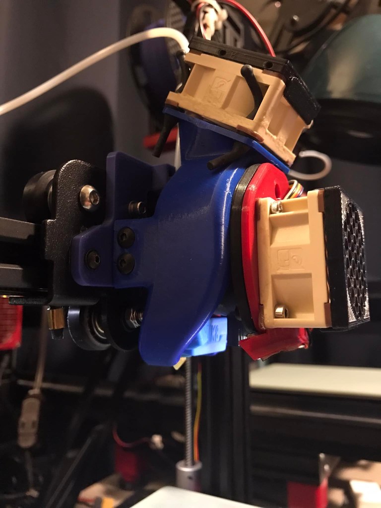 FANG Duct with Center mounting BLTouch for Aquila and Ender 3 V2 and 3 ...