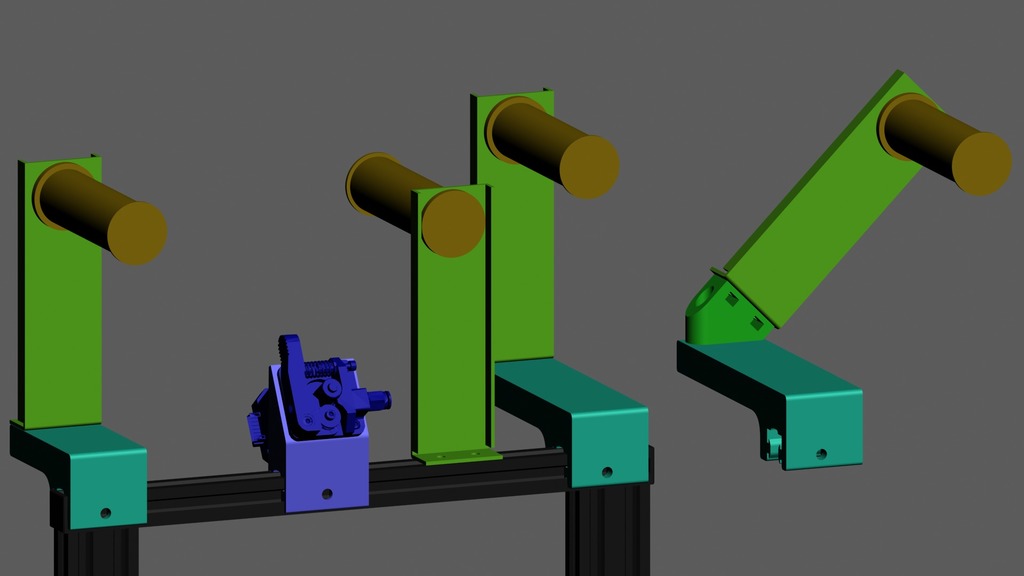 Ender 3 / Aquila Style Spool Holder Adapter Inverters by JEBurroughs ...