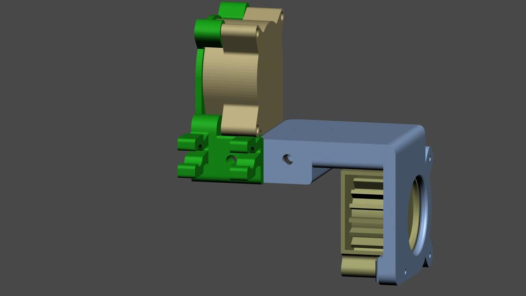 Radial Fan - Clip on - Mount for Ender 3 style X Carriage Stepper Motor ...