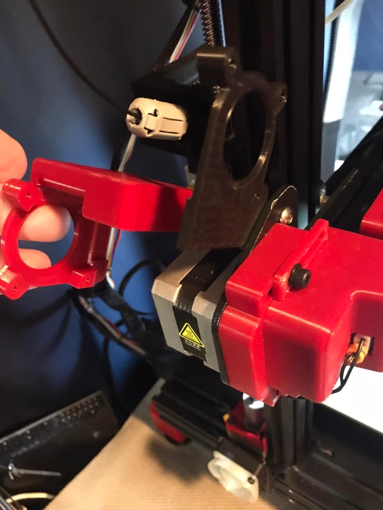 Radial Fan - Clip on - Mount for Ender 3 style X Carriage Stepper Motor ...