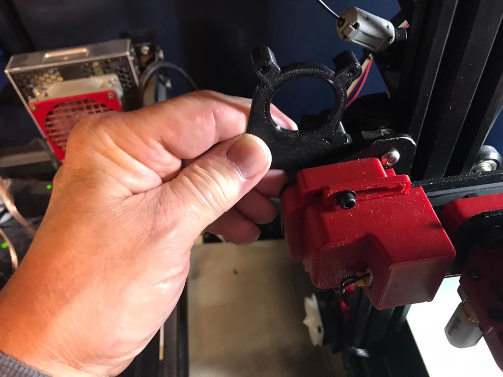 Radial Fan - Clip on - Mount for Ender 3 style X Carriage Stepper Motor ...