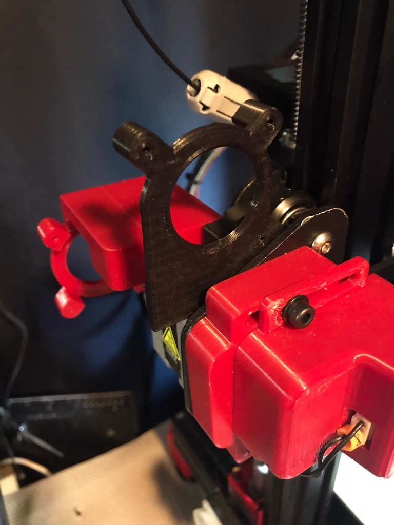 Radial Fan - Clip on - Mount for Ender 3 style X Carriage Stepper Motor ...