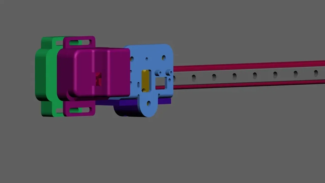 Voxelab Aquila X-Axis MGN12 Linear Rail conversion- All Printable by JEBurroughs | Download free ...