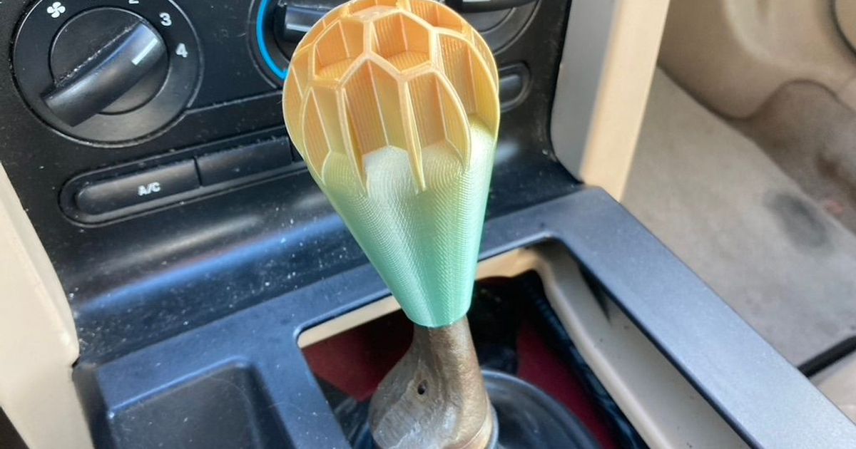 Hex Mustang Shifter por trey | Descargar modelo STL gratuito ...