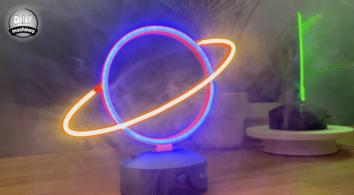 How to make Desktop Neon Signs - 3D Printable, Battery or USB powered ...