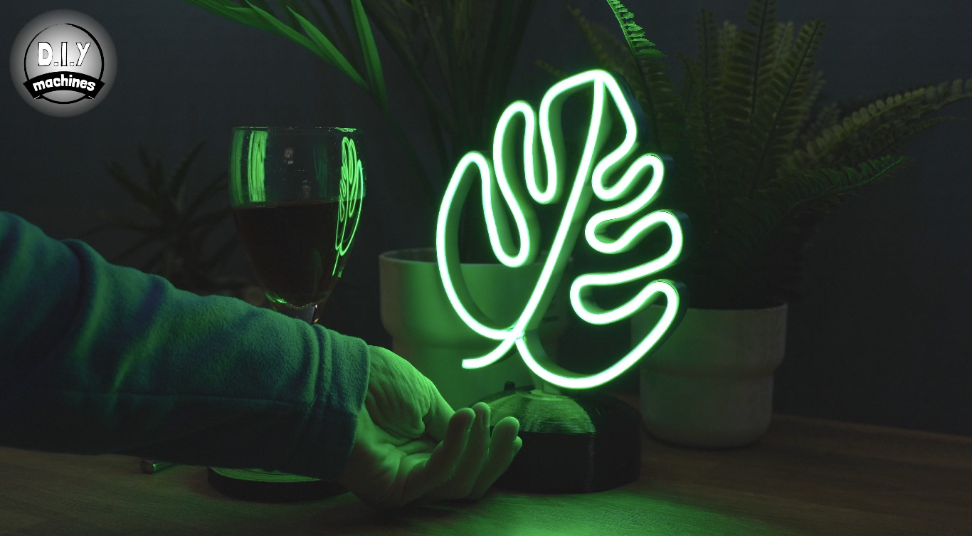 How to make Desktop Neon Signs - 3D Printable, Battery or USB powered ...