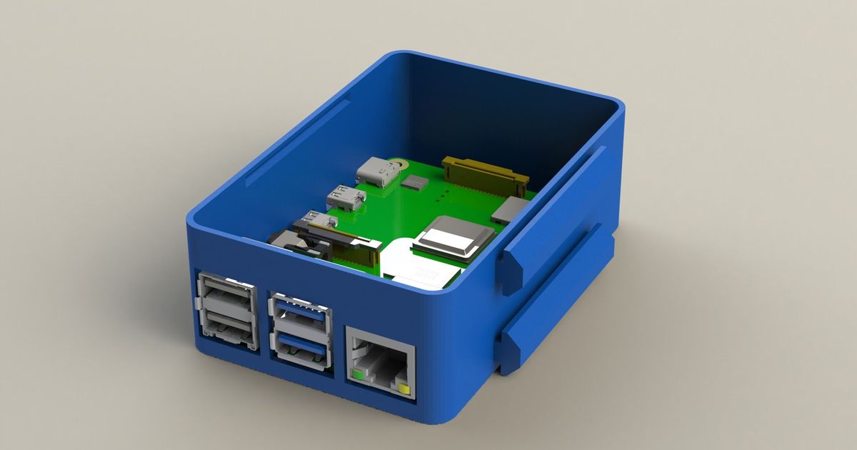 Raspberry Pi 4 Mount for Ender 3 V2 (Neo) - remix by Gildef | Download ...