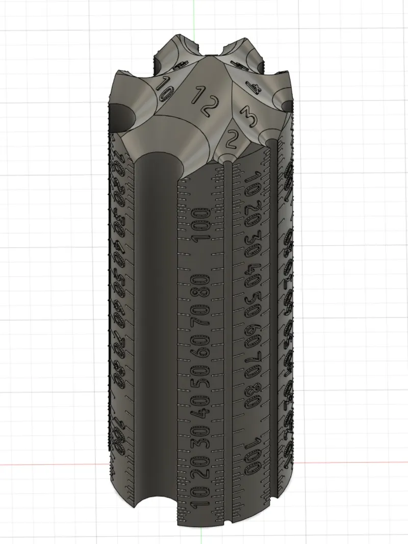 Screw measuring tool, Metric M1.6 to M12 by AMT | Download free STL ...