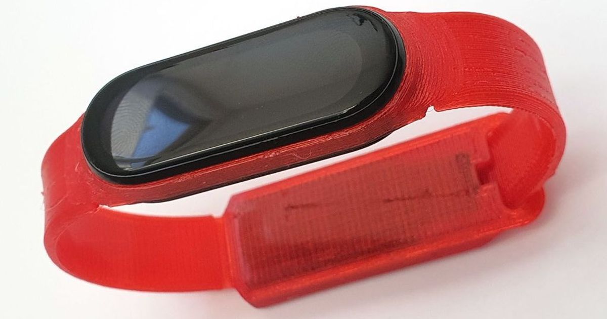 Mi Band + YubiKey wristband strap by ai91 | Download free STL model ...