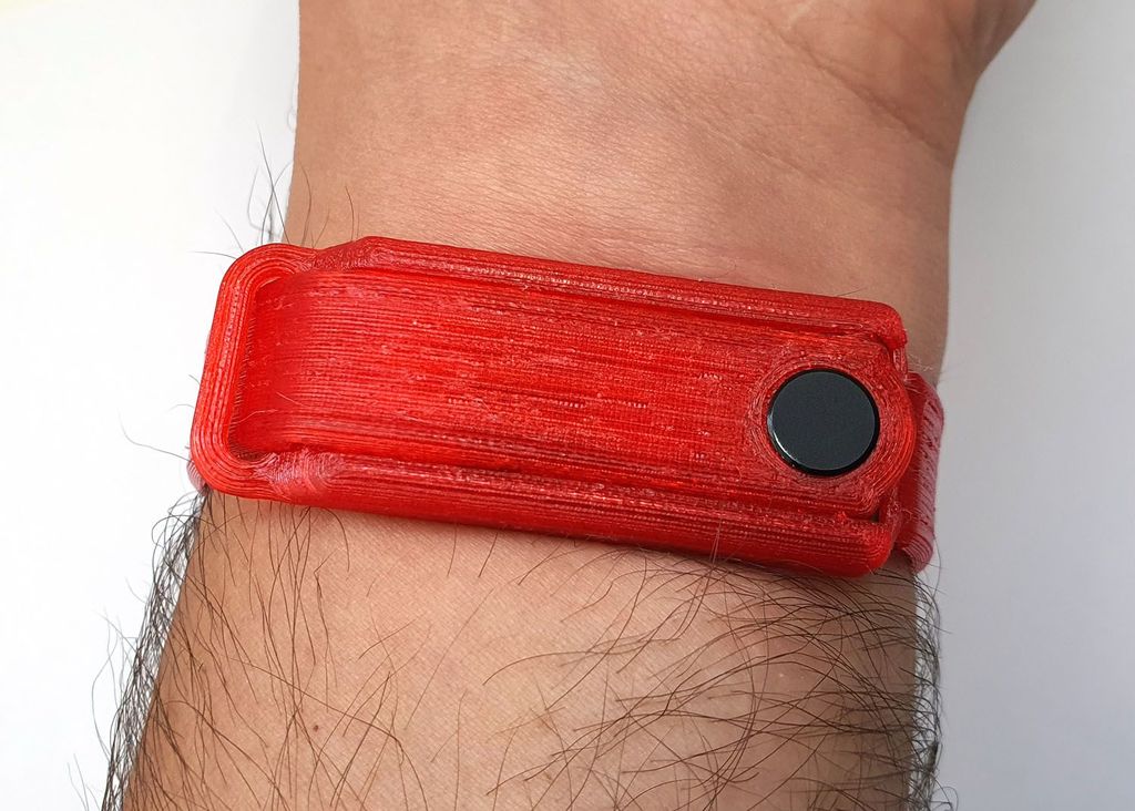 Mi Band + YubiKey wristband strap by ai91 | Download free STL model ...