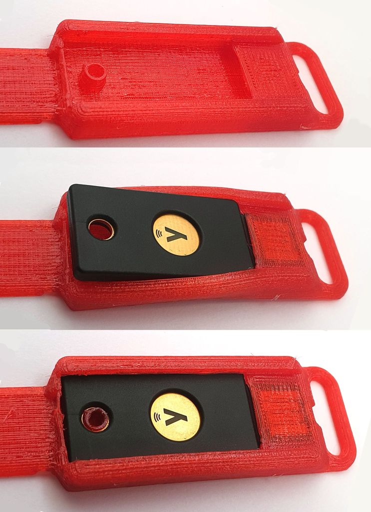 Mi Band + YubiKey wristband strap by ai91 | Download free STL model ...