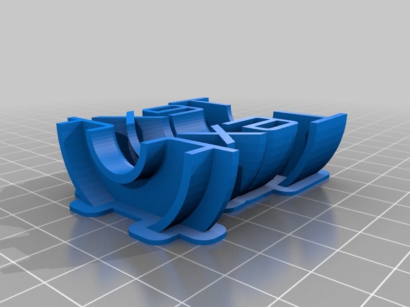 Round Text Sculpture by Makkuro | Download free STL model | Printables.com