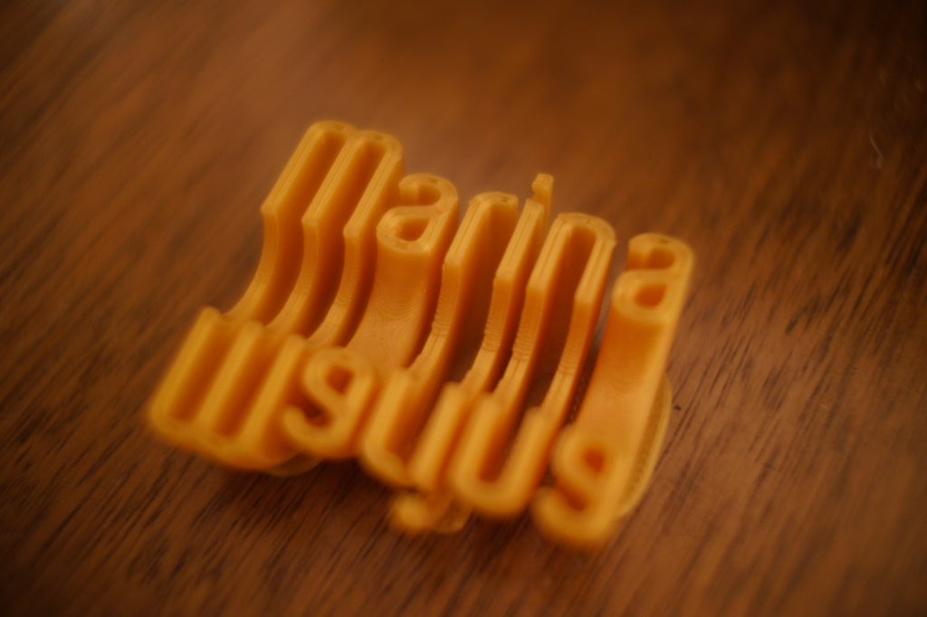 Round Text Sculpture by Makkuro | Download free STL model | Printables.com