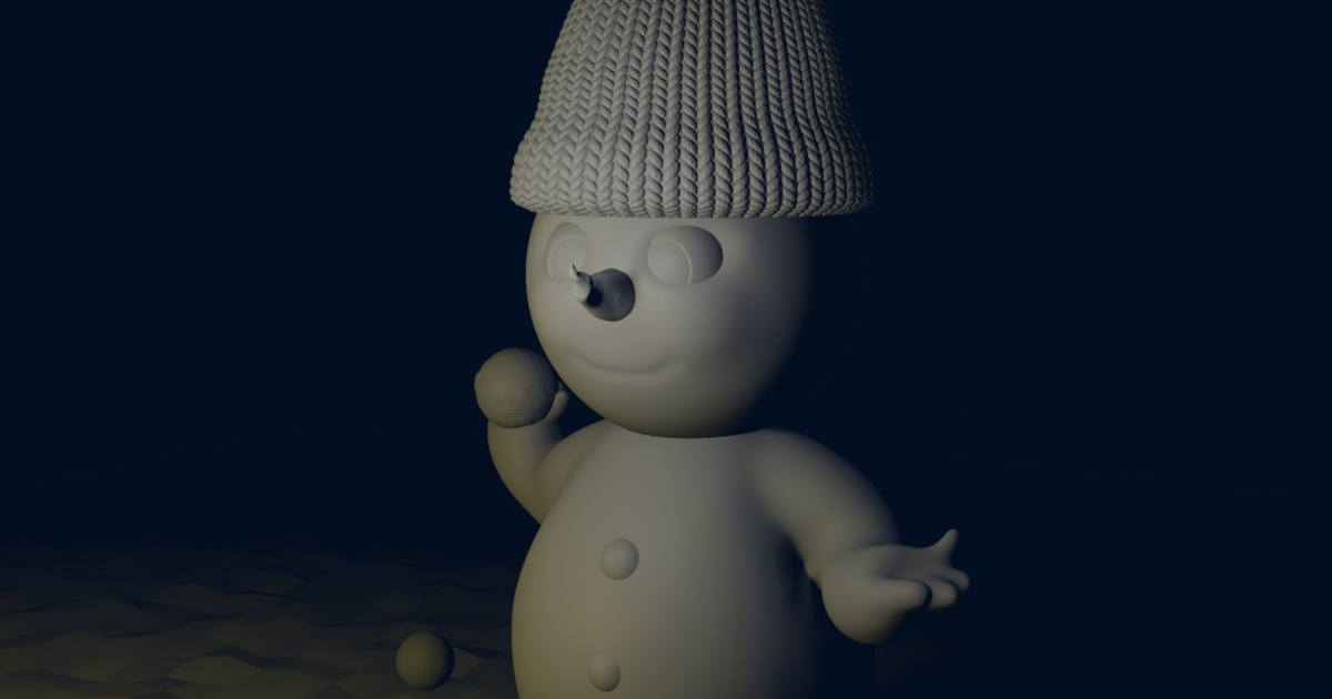 Cute Snowman 3 of 5 by Maker81 | Download free STL model | Printables.com