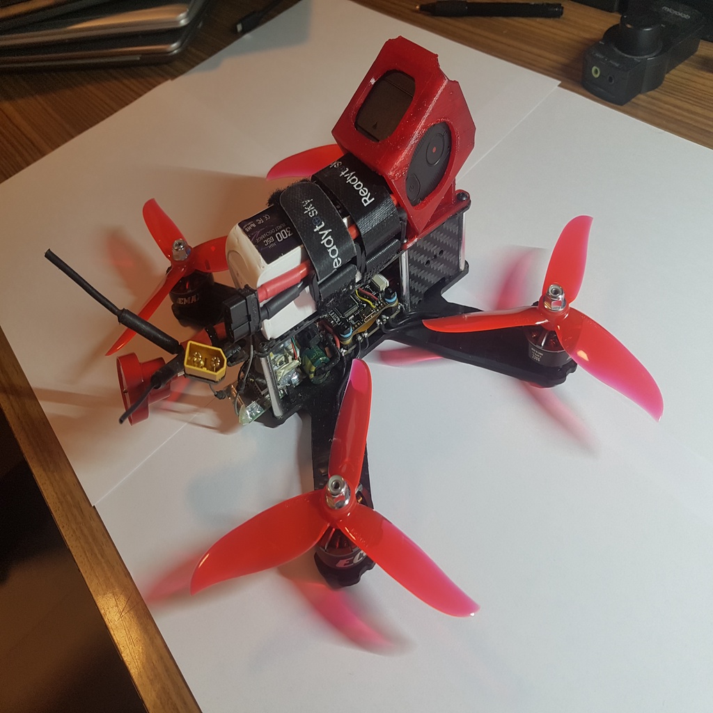 Foxeer Box 2 mount for QAV210 5 inch drone frame (30x42 mount holes) by ...