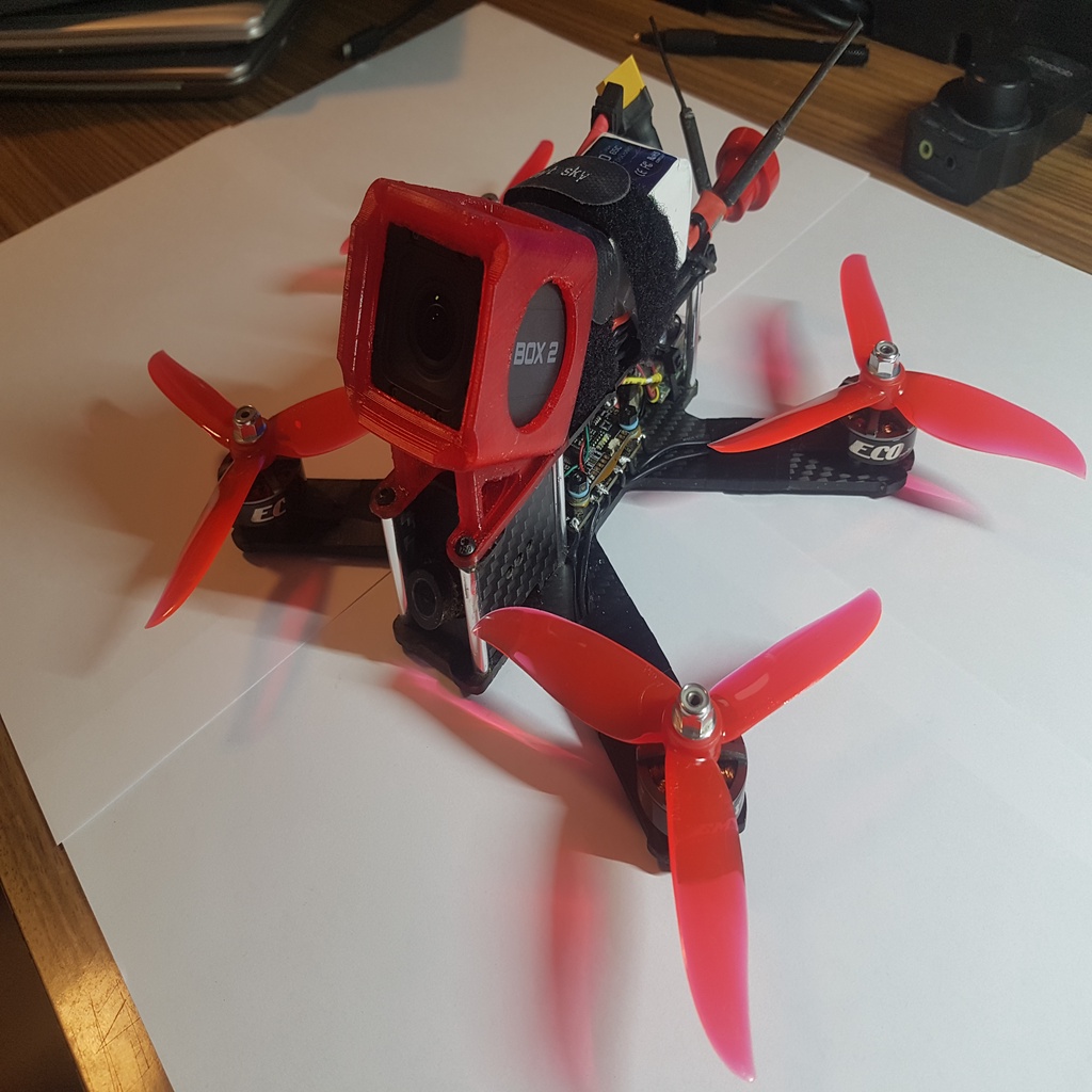 Foxeer Box 2 mount for QAV210 5 inch drone frame (30x42 mount holes) by ...