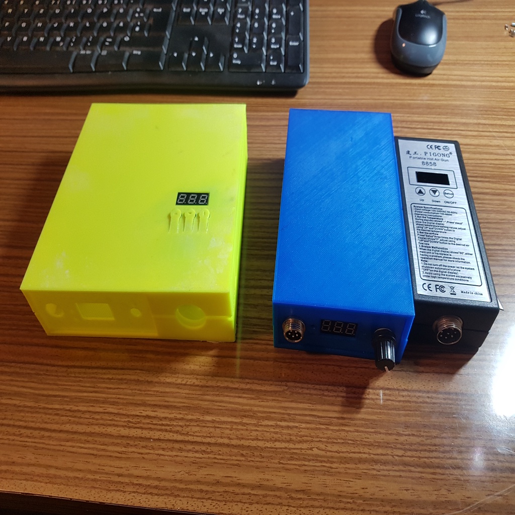 Box for soldering iron Hakko T12 + 8858 Soldering Hot Air Gun by ai91 ...