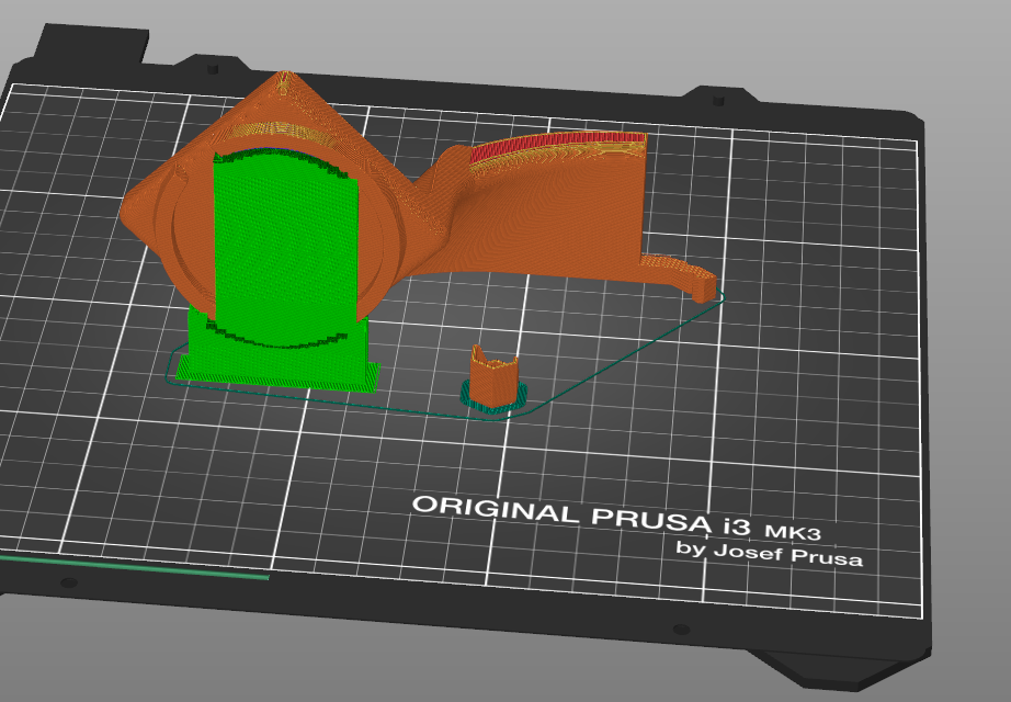 Wyze Cam Pan Prusa Mini Base Stand by EMarrs | Download free STL model ...