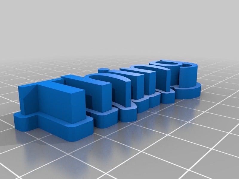 Customizable 3D name plate by Makkuro | Download free STL model | Printables.com