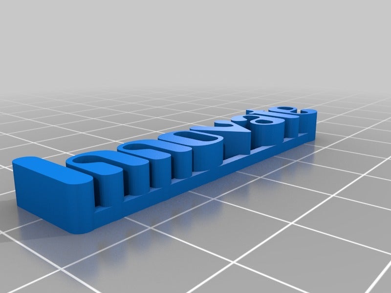 Customizable 3D name plate by Makkuro | Download free STL model ...