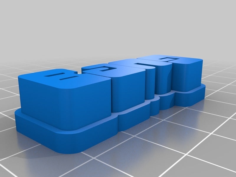 Customizable 3D name plate by Makkuro | Download free STL model ...