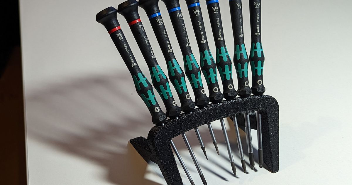 Wera Mini Screwdriver stand by dryden | Download free STL model ...