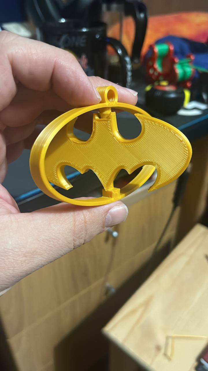 Batman Keychain by Elvis Riturante | Download free STL model ...