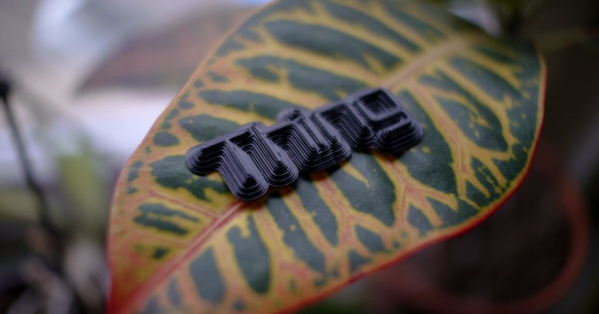 Customizable pyramid text by Makkuro | Download free STL model ...