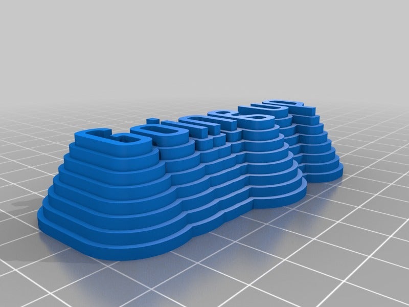 Customizable pyramid text by Makkuro | Download free STL model ...