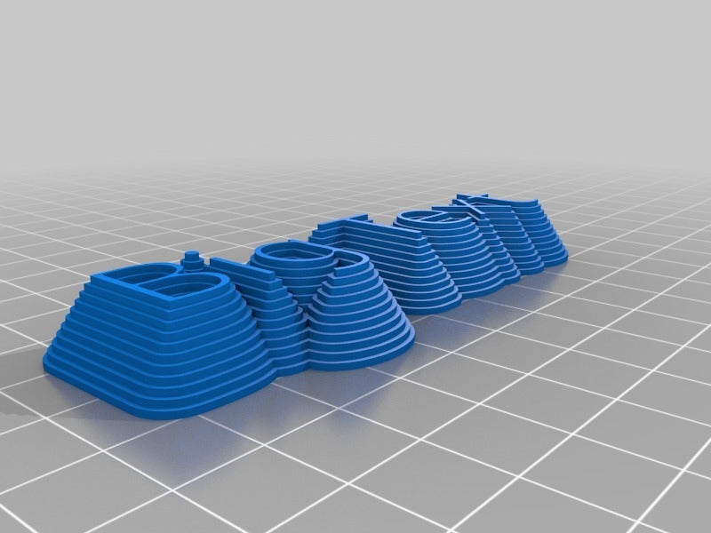 Customizable pyramid text by Makkuro | Download free STL model ...