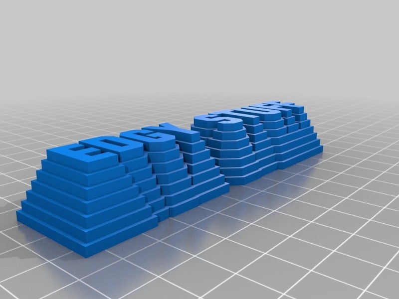 Customizable pyramid text by Makkuro | Download free STL model ...