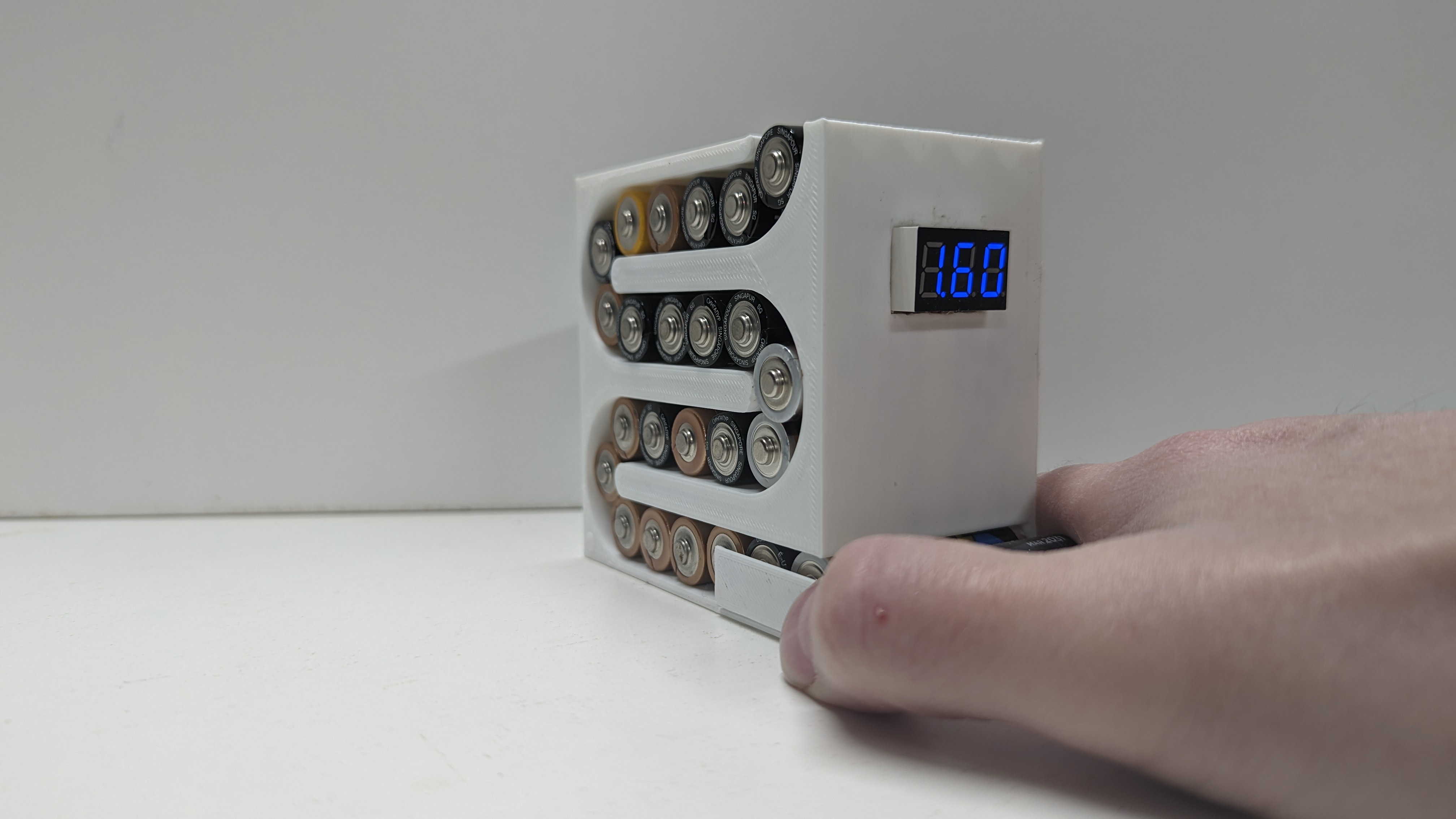 Battery Dispenser w/Integrated Voltage Meter by SireInsectus | Download ...